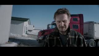 The Ice Road (2021) Liam Neeson knocks out guy