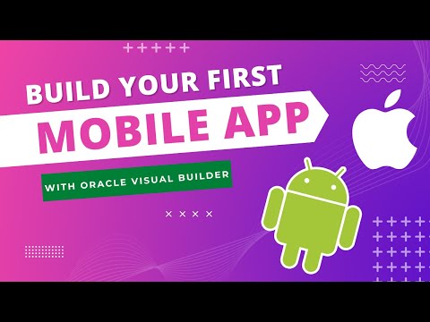 How to build your first mobile application with Oracle Visual Builder (VBCS) | First step | Part ...