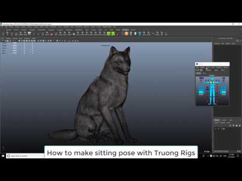 How to making sitting pose with Truong Rigs – Truong CG Artist