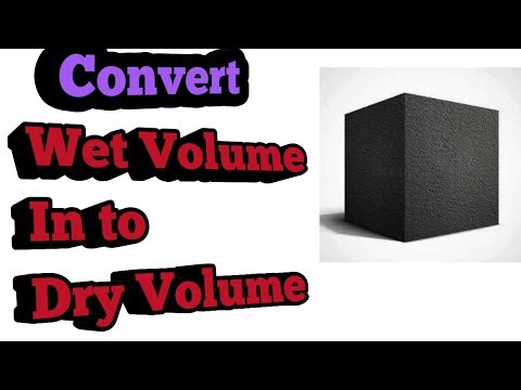 How to convert wet volume into dry volume of concrete – Civil ...