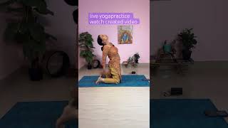 live yoga video #shortsfeed #yogapractice #live #livestream #lifestyle #howtoandstyle