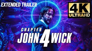 JOHN WICK CHAPTER 4 All Trailers Keanu Reeves, Donnie Yen (4K Ultra HD)