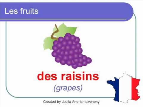 Les fruits et les légumes (Fruits & vegetables) – French Language Online