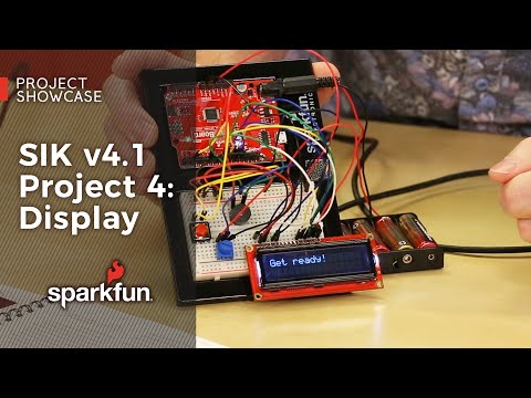 Project Showcase: SIK v4.1 Project 4: Display: A New video by SparkFun Electronics – eLearnTronics