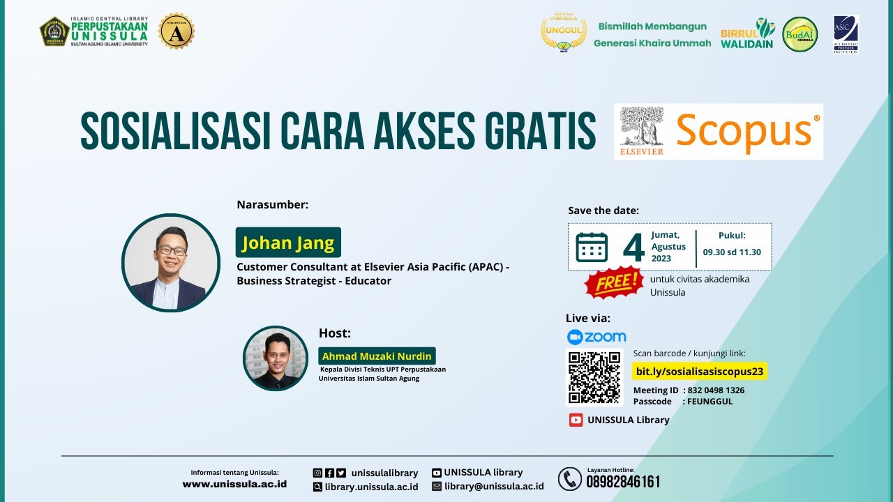 SOSIALISASI CARA AKSES SCOPUS GRATIS | Perpustakaan UNISSULA