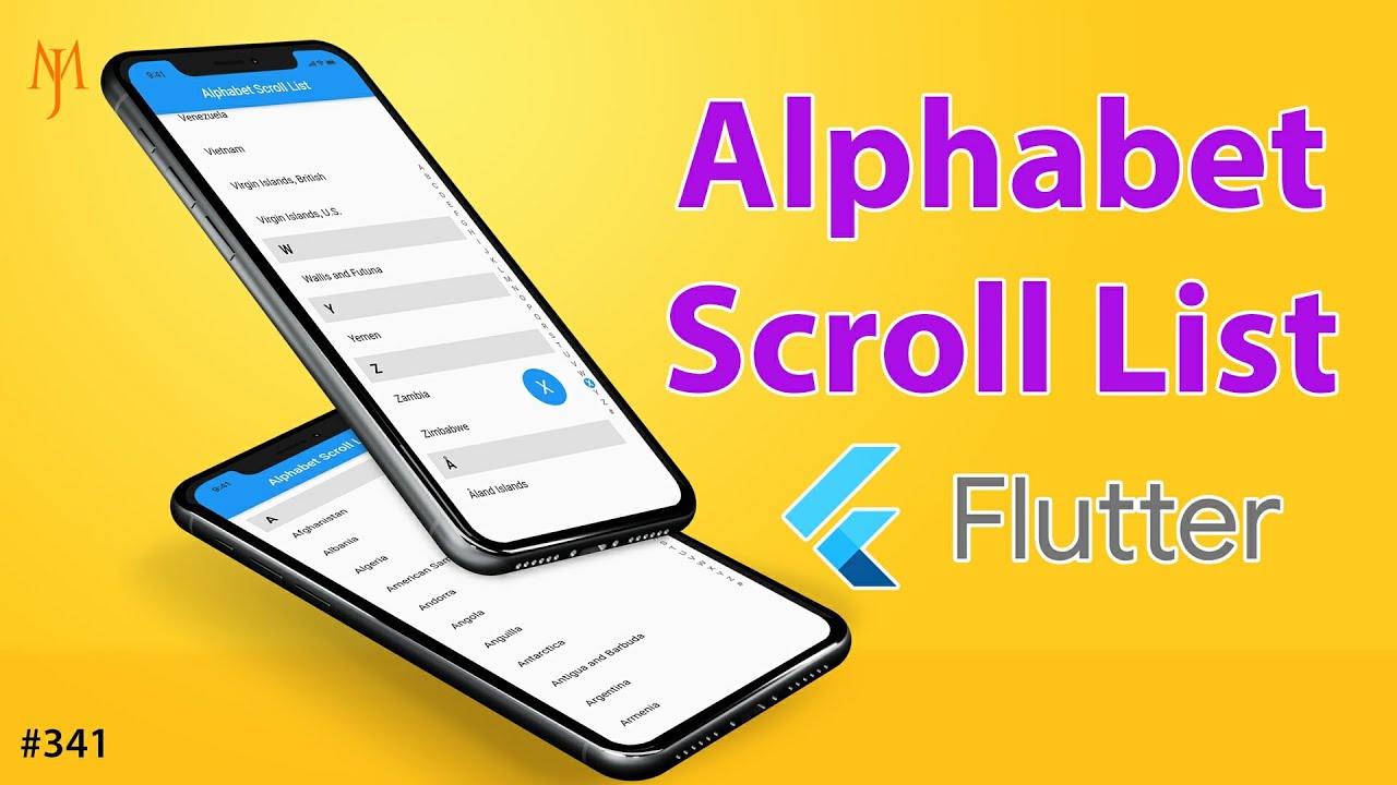 GitHub - JohannesMilke/alphabet_scroll_list_example: Create an alphabet scroll list with Flutter ...