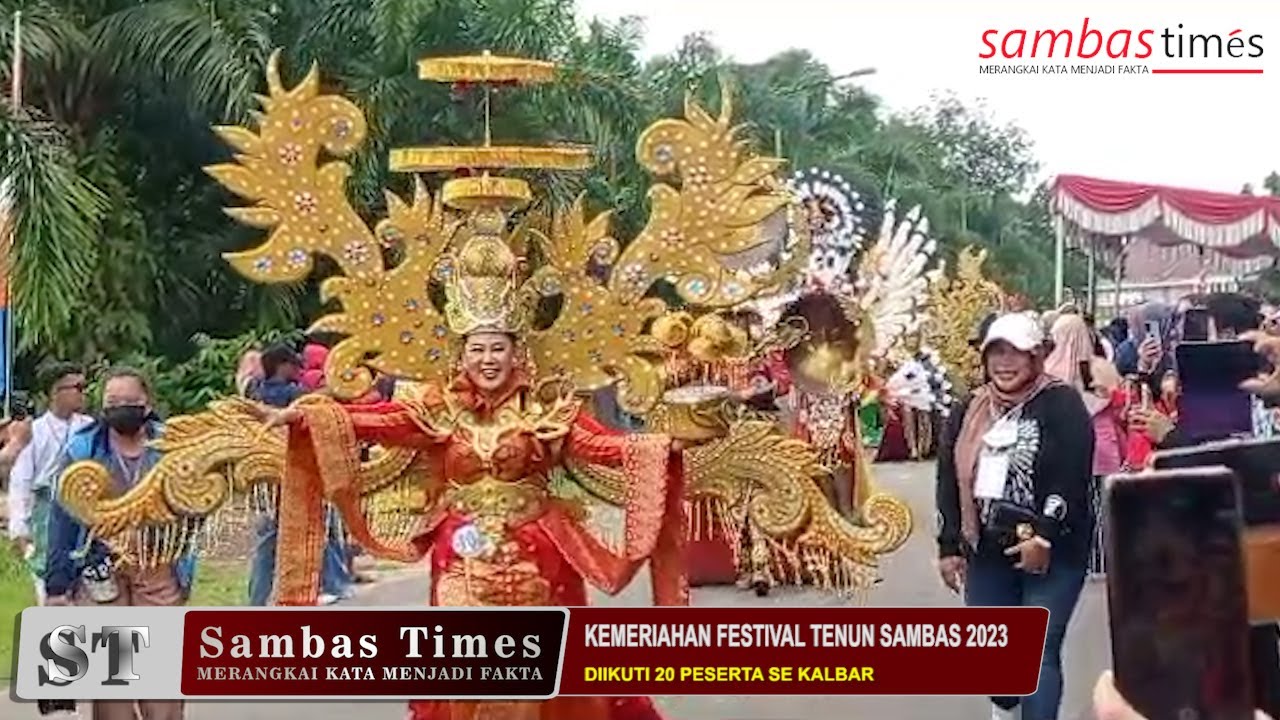 Bupati Satono Buka Karnaval Tenun Sambas - sambas times Bupati Satono Buka Karnaval Tenun Sambas - sambas times