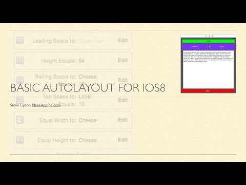 Swift Swift: Basic Auto Layout for iOS8 – Make App Pie