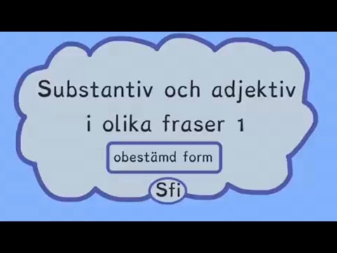 Träna mer grammatik – adjektiv | Sfi 2D2