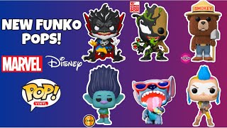 New Funko Pops! Venomized Marvel, Flocked Smokey Bear, Summer Stitch and More!