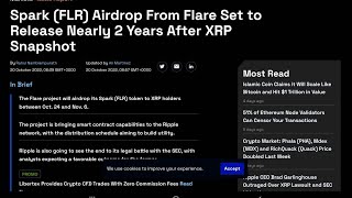 #XRP#BTC TA+FLARE AIRDROP SET TO RELEASE AFTER 2 YEAR WAIT #ALGO #IOTA #HBAR TA+BLOCKCHAIN+INFLATION