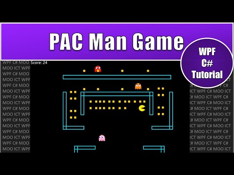 GitHub - mooict/WPF-Pac-Man-Game: Simple Pac Man Game Project with enemy, coins and wall ...
