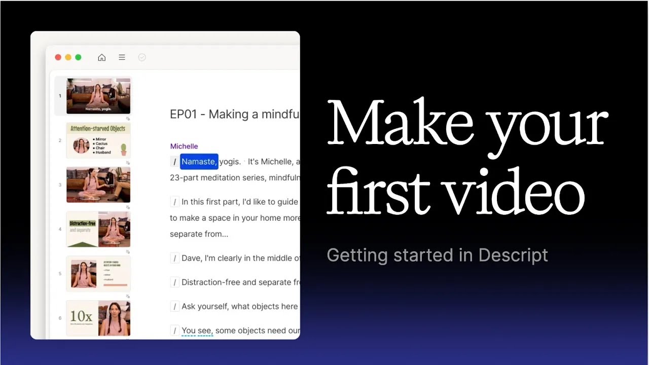 Umsögn um lýsingu: Breyta myndböndum eins og skjölum (það er svona ...