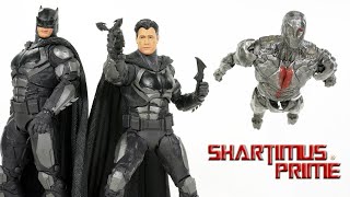 DC Multiverse Batman and Cyborg Variant 2021 Justice League Snyder Cut McFarlane Toys Figure Review