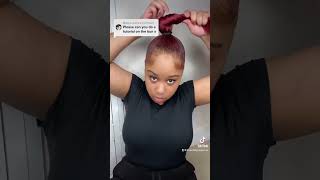 My top knot bun tutorial 😍. Follow my TikTok for more - Theprettyyaquarius 💕. #topknotbun