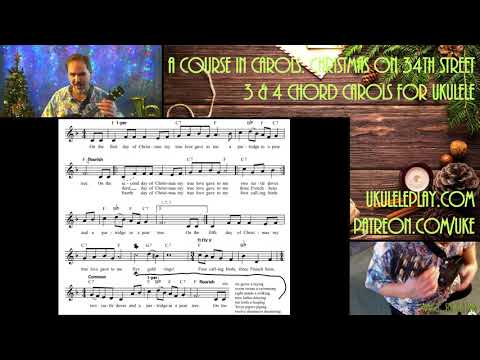 The Twelve Days of Christmas : Complete Ukulele Sing-along & Tutorial