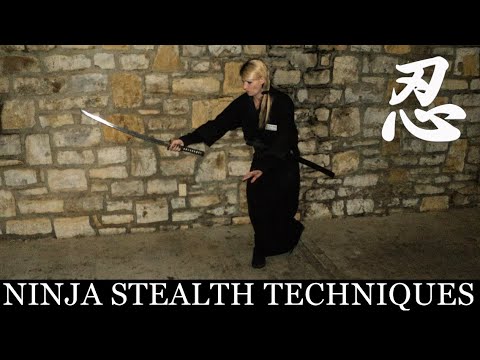 Ninjutsu Training | How To Walk Silently Using Iaijutsu | Ninja Stealth Infiltration Techniques ...