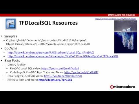FireDAC: Local SQL – The Podcast at Delphi.org