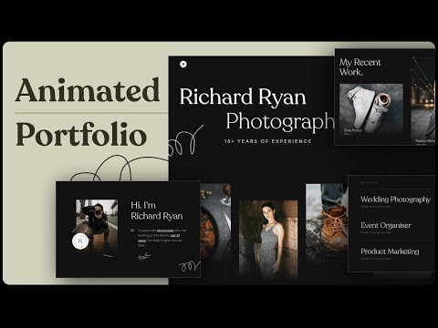 personal animated portfolio website using html css and javascript – Web Cheet