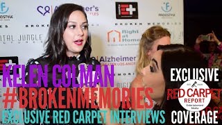 Kelen Colman interviewed at Broken Memories #ALZGLA benefit premiere #BrokenMemories
