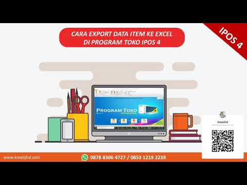 Cara Export Data Item ke Excel di Program Toko IPOS 4 | dibalikpanggung - blog KREATIFCD