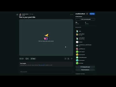 Daily Thread | Reddit for Developers