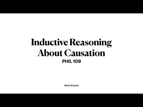 Lecture 10.5: Inductive Reasoning About Causation – Logic Lectures