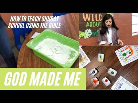 God Made Me | Online Bible Lesson for Kids | How to teach Sunday School ...