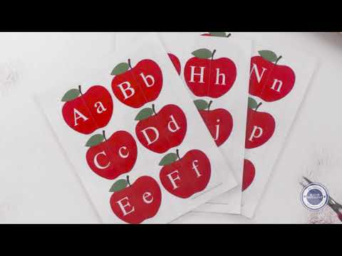 J'associe les lettres et les pommes | Educatout