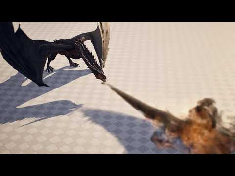 The Tyrant breath fire and how I bring Embergen vdb to Unreal 5 – Truong CG Artist