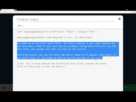 #TwineTuesday: Twine 2.0: Changer and Sensor Macros (video) – Digital Ephemera