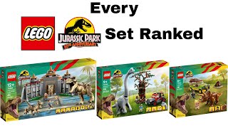 Every LEGO Jurassic Park (2023) Set Ranked