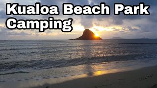 Camping at Kualoa Beach Park | Things To Do | Oahu, Hawaii