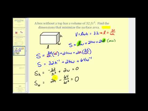 Applications of Extrema of Functions of Two Variables II | Math Help from Arithmetic through ...