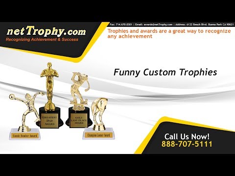 Funny Custom Trophies From netTrophy.com | American Made Products