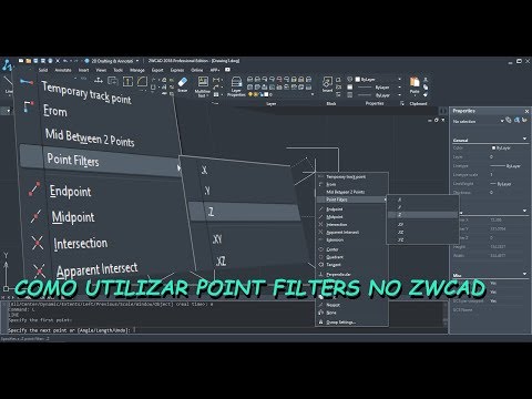 Como usar os Point Filters no ZWCAD, Software CAD compatível com o formato .DWG | Planeta CAD ...