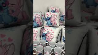 Kit Caneca+Almofada - Lilo e Stich