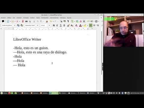 Cómo escribir la raya de diálogo en Linux | Joseto Romero