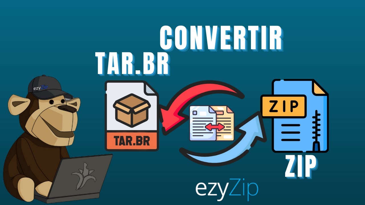Convertir Un Archivo TAR.BR A Formato ZIP En Línea. ¡Rápido, Seguro y Protegido! - ezyZip
