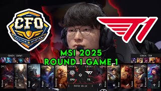CFO vs T1. Match 03.07.2025 on MSI 2025 Lol