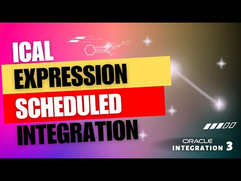 How to define simple Schedule to an Integration in Oracle Integration 3, Add simple schedule ...