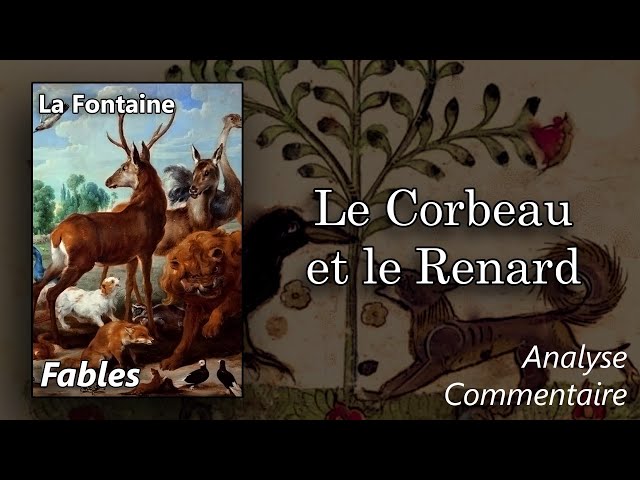 Les Fables de La Fontaine, La Fontaine : 🔎 (I,2) Le Corbeau et le ...