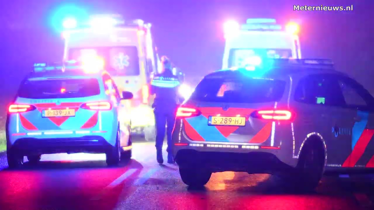 Twee gewonden na ongeval in Schoonloo(Video)