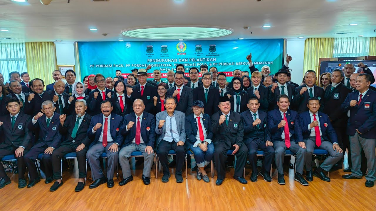 Ketum KONI Pusat Mengukuhkan dan Melantik 4 Ketum Federasi Nasional Pordasi masa bakti 2024-2028 ...