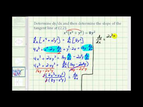 Ex 3: Implicit Differentiation Using the Product Rule and Factoring | Math Help from Arithmetic ...