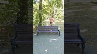 How different people sit on a bench. Forrest Gump