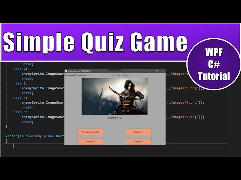GitHub - mooict/WPF-Multiple-Choice-Quiz-game-with-random-questions: In this tutorial we make a ...