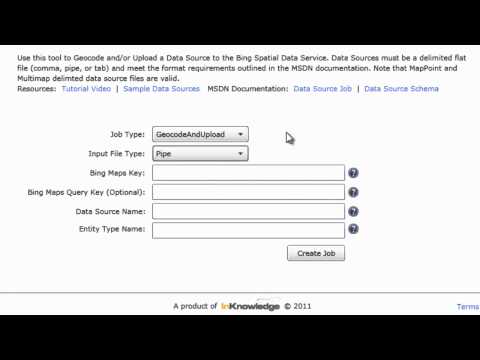 Bing Spatial Data Uploader released | Ricky's Microsoft Maps Blog