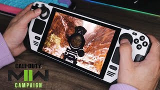 Steam Deck: Modern Warfare 2 Campaign intro/settings (windows 11)