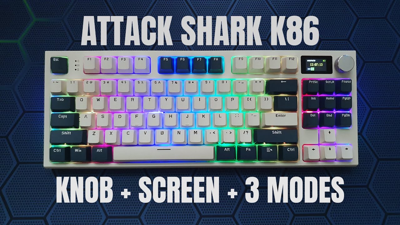 Bàn Phím Cơ Attack Shark K86 Pro Có Màn Hình | Góc Cảm Hứng